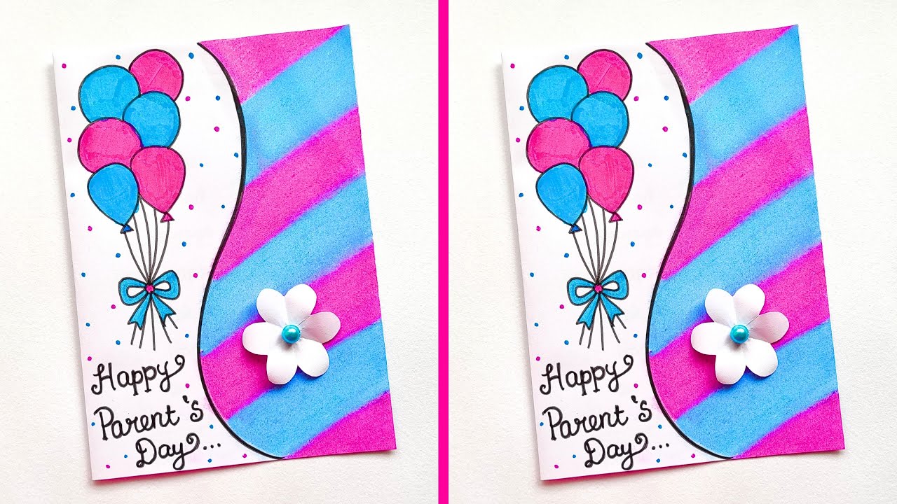 Parent's Day Greeting Card Ideas | Easy & Cute Parent's Day Card ...