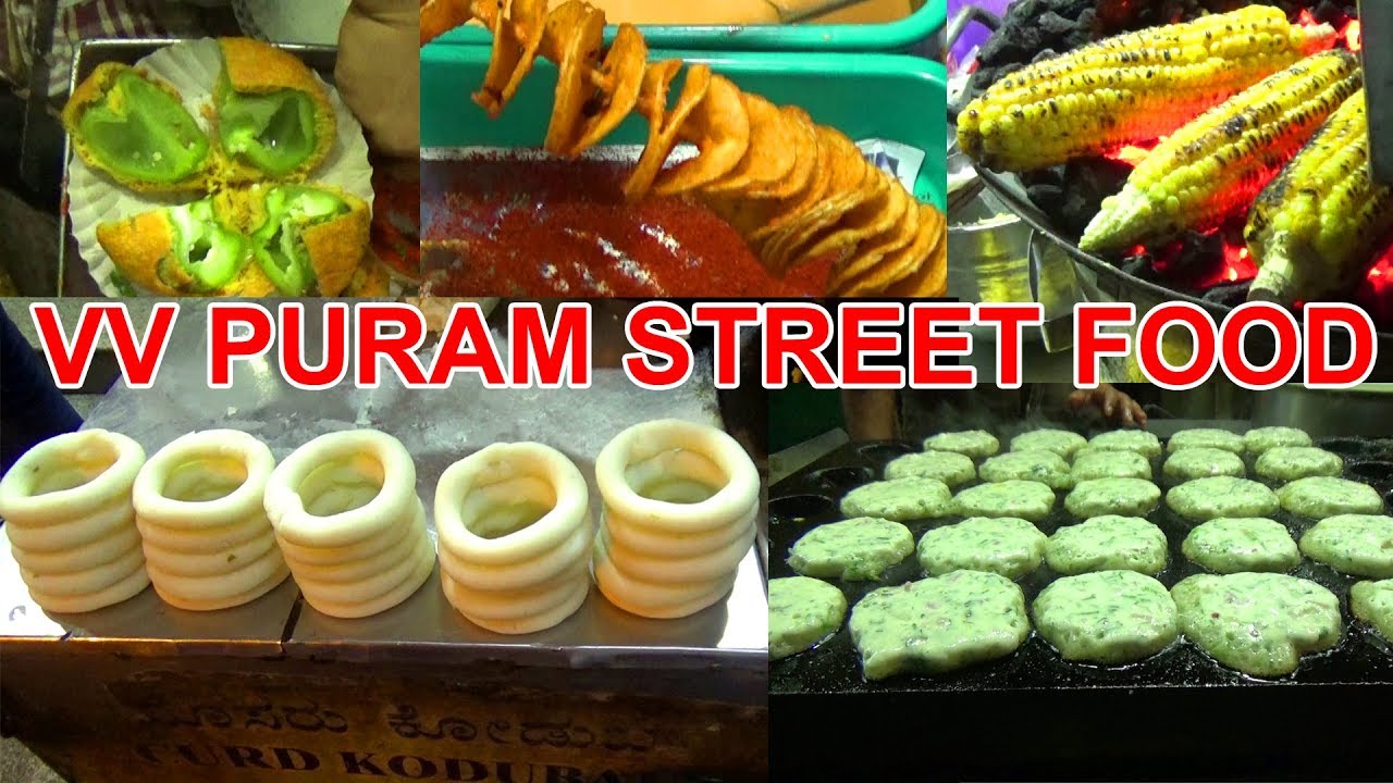 VV Puram Street Food Collection | Bengaluru Street Food | Indian Street ...