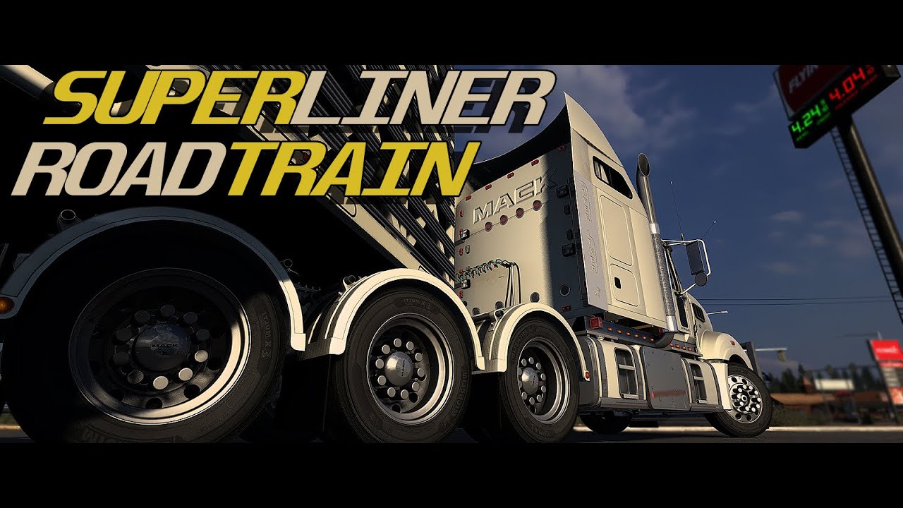 Trucking -SUPERLINER ROAD TRAIN, convoy from WASHINGTON to KANSAS - YouTube