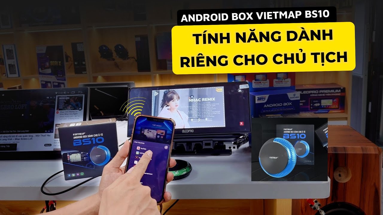 Android Box ô tô Vietmap BS10 - Đẳng cấp dành cho chủ tịch | Giới thiệu ...