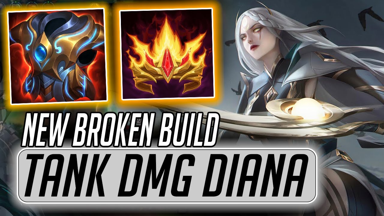 WILD RIFT DIANA NEW HYBRID BUILD (INSANE SUSTAIN + TANKY AF) - YouTube