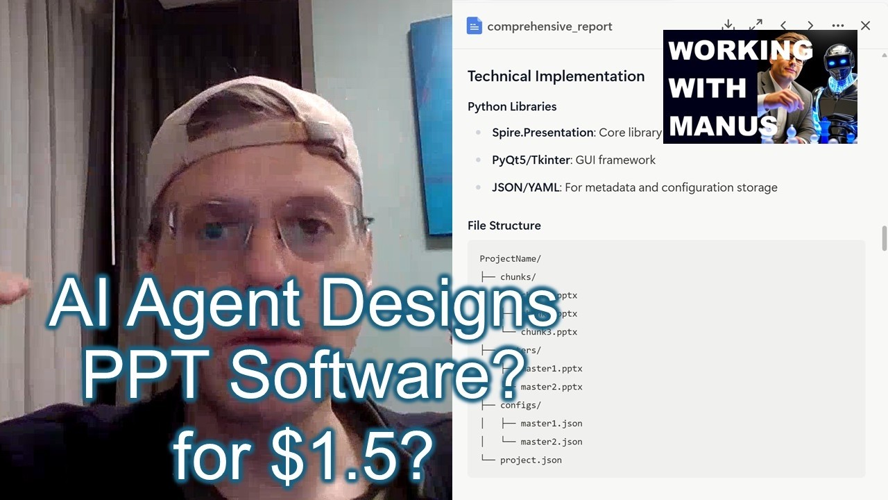 Ep6: AI Agent Designs PPT Software? for $1.5? - YouTube