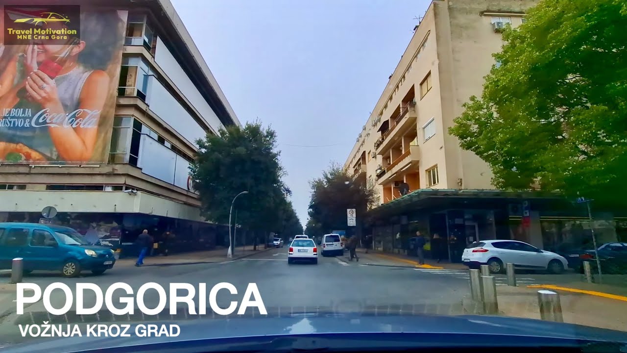 PODGORICA vožnja kroz grad u Februaru 2025 - PODGORICA City [Driving ...