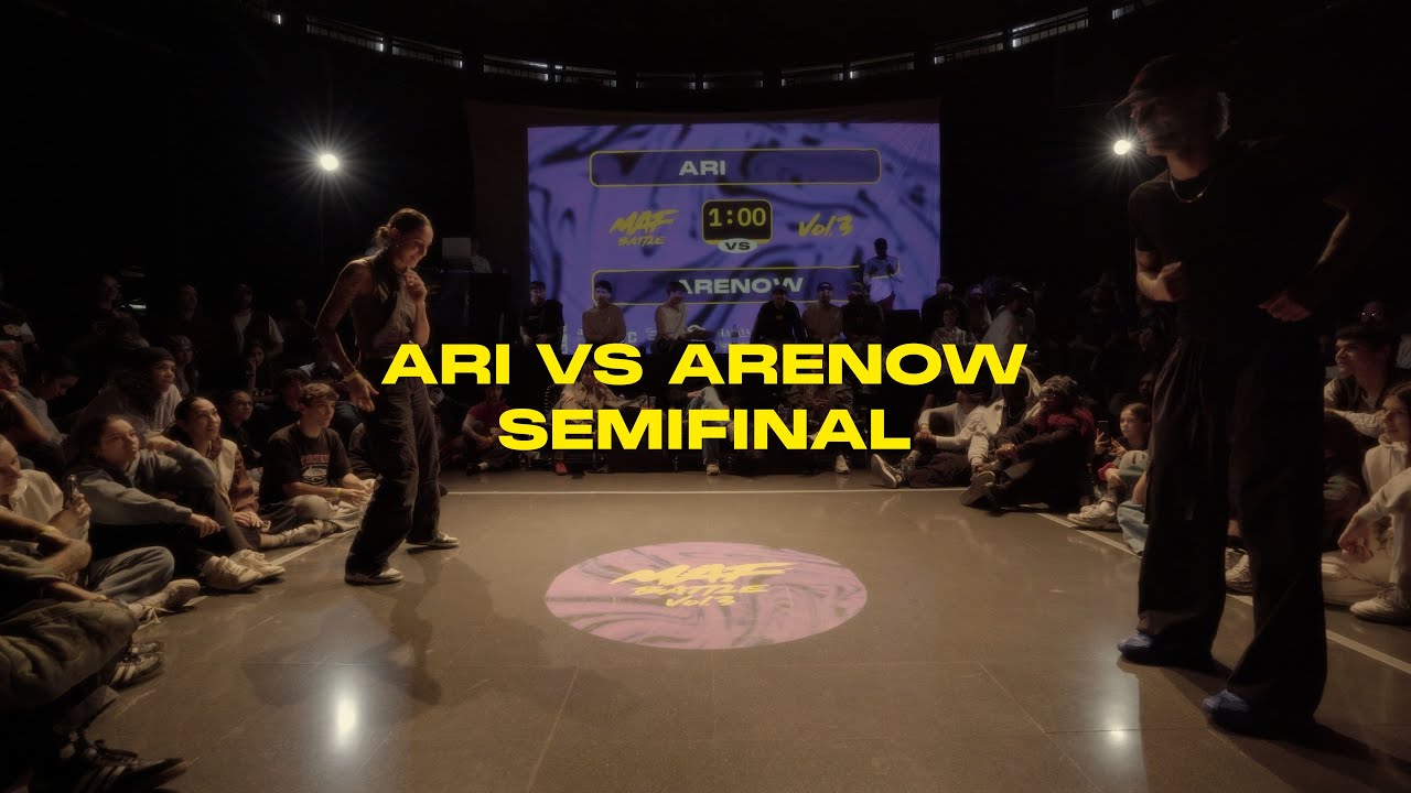 1 VS 1 ALLSTYLES SEMIFINAL - Ari Vs Arenow - MAF BATTLE VOL.3 - YouTube