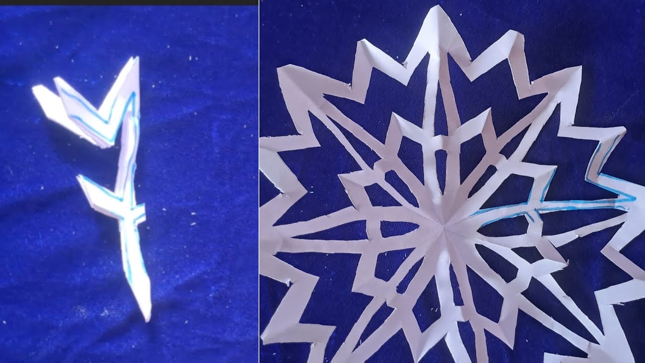 Paper cutting craft easy for beginners tutorial | Paper stencil easy ...