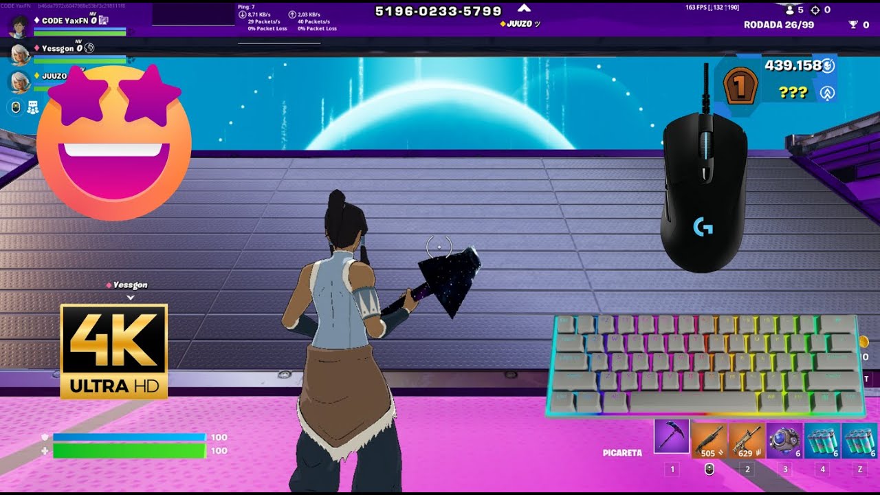 ASMR Chill 🤩 Map: ROCKET WARS 2 🚀 Satisfying Keyboard Razer Huntsman ...