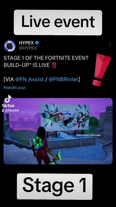 live event - stage 1 #foryou #fyp #chapter2 #liveevent #fortnite #viralshorts - YouTube