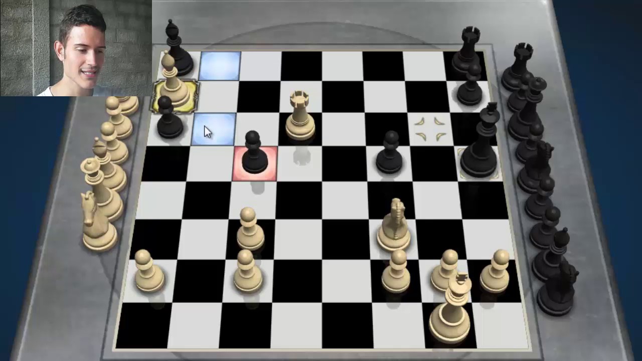Jugando Ajedrez en Chess Titans | Nivel 2 con piezas blancas ...
