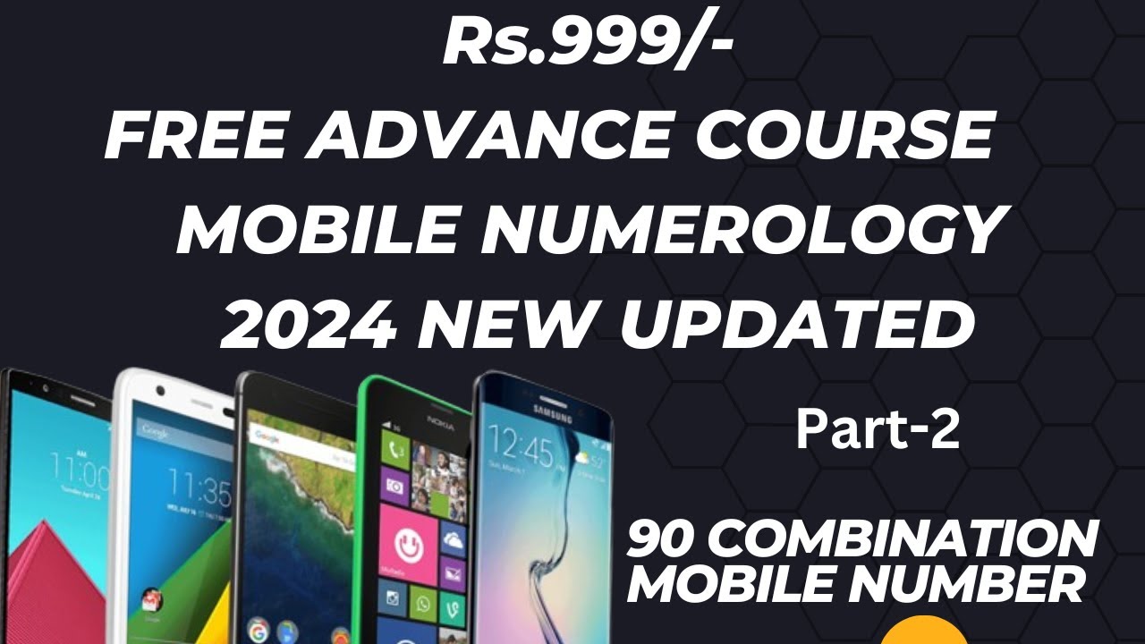 advance mobile number numerology 2024 updated course 90 combination ...