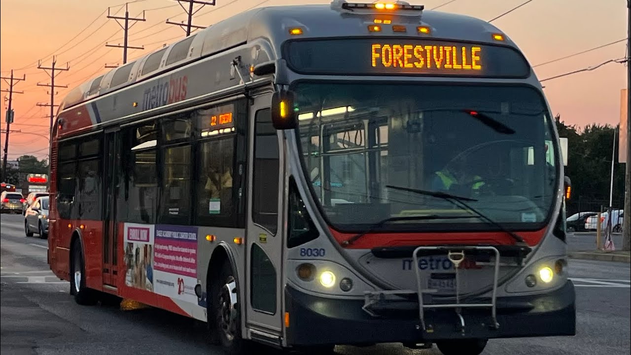 Wmata 2014 North American Bus Industries NABI 42ft-BRT #8030 on Route ...