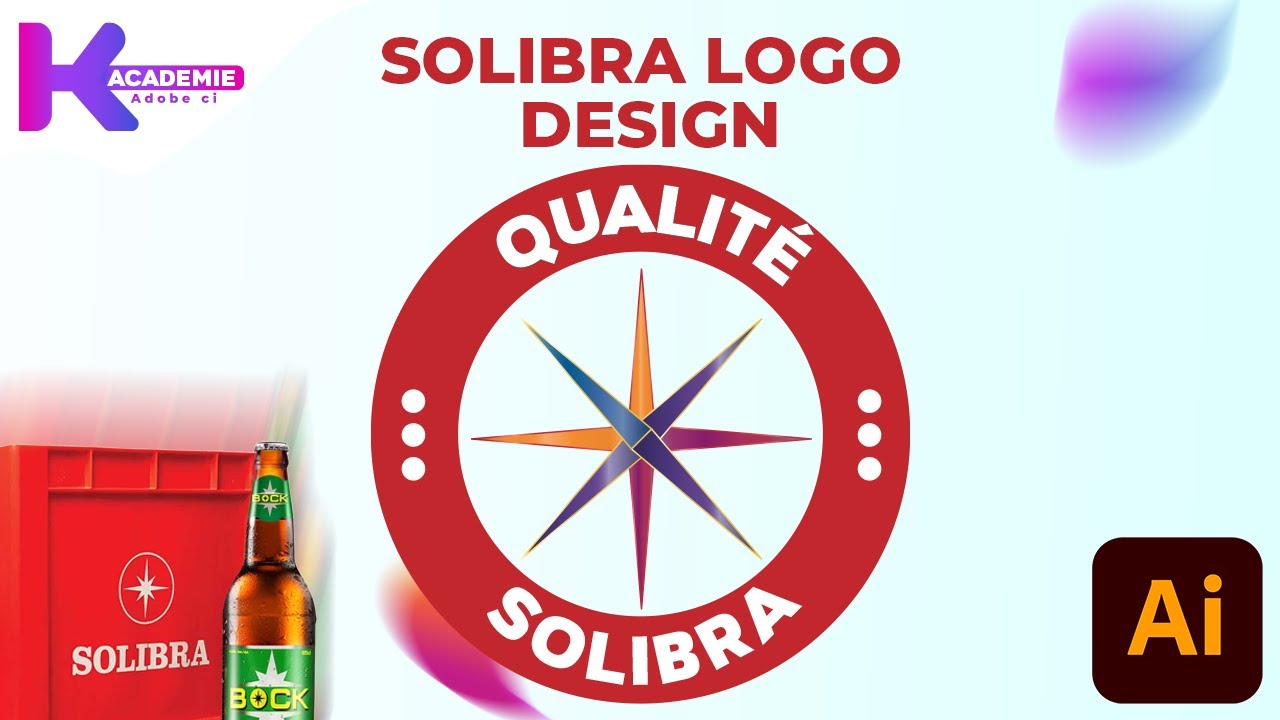 SOLIBRA LOGO AVEC ILLUSTRATOR ! LES OUTILS DE TRANSFORMATION - YouTube