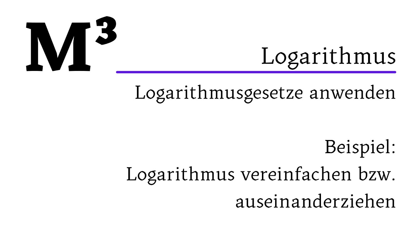 Logarithmus Logarithmusgesetze Anwenden YouTube logarithmus-logarithmusgesetze-anwenden-youtube