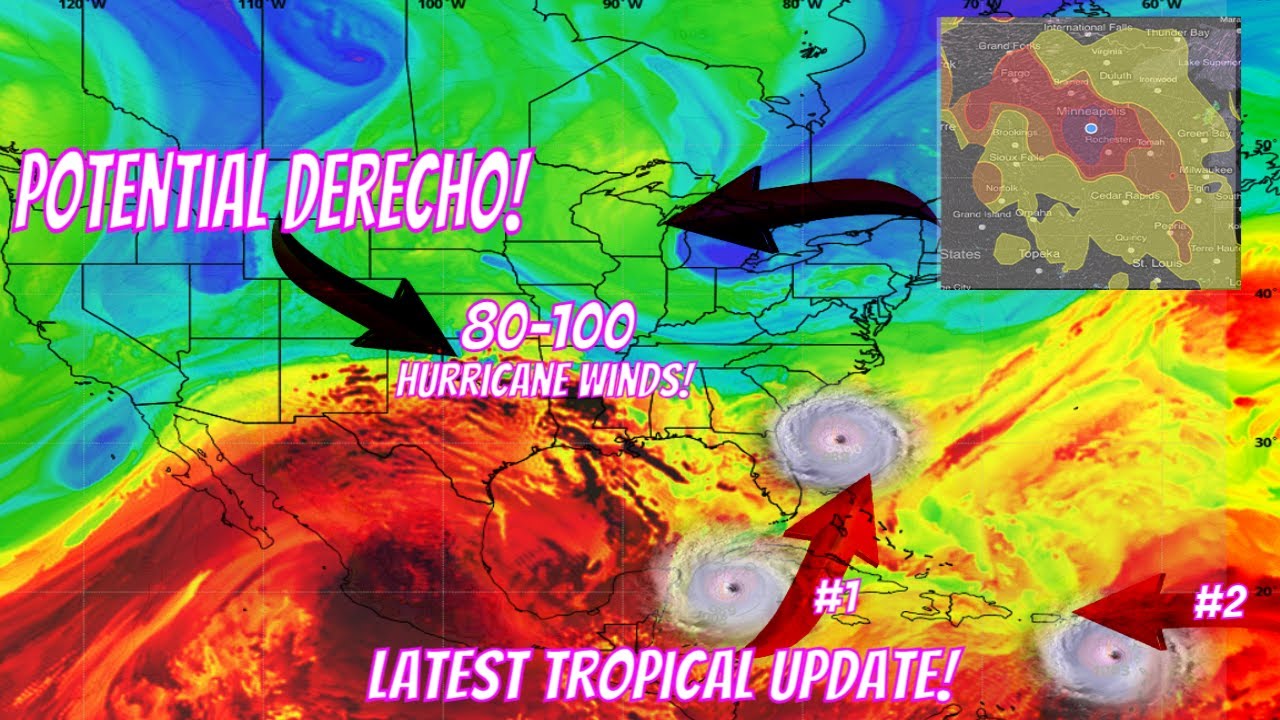 This Just Got Serious. Potential Derecho, Hurricane Winds 80-100 ...