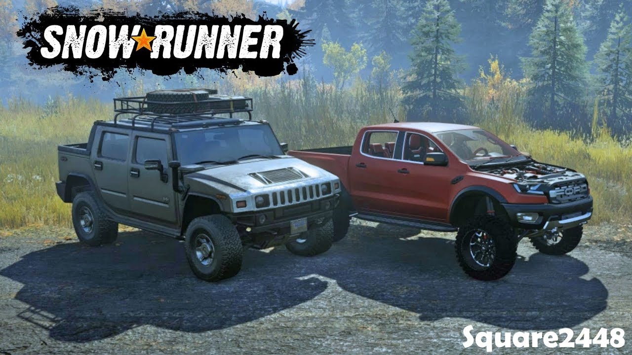 Snow Runner | New Ranger Raptor & Hummer H2 | Mudding & Offroading ...