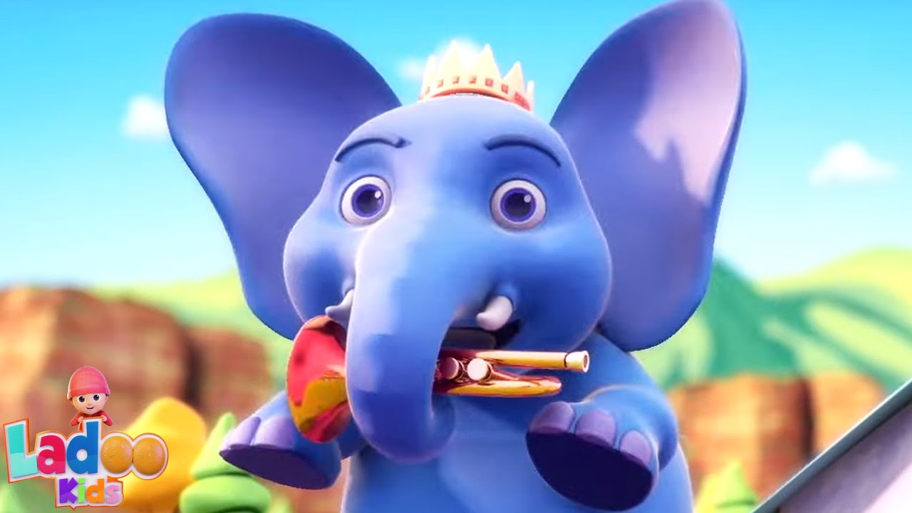 Hathi Raja, हाथी राजा, Hindi Rhyme and Kids Song - YouTube