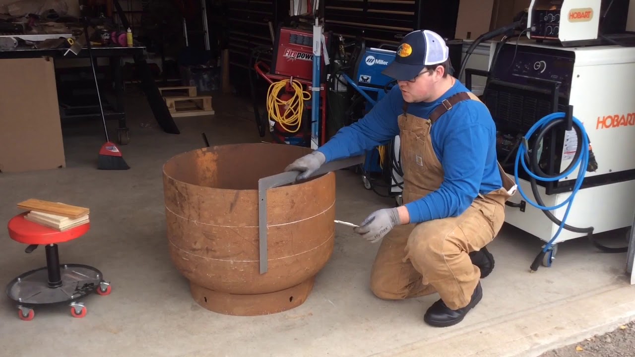 Fire Pit. Heavy Duty! Build your own and here's how. Built from a ...