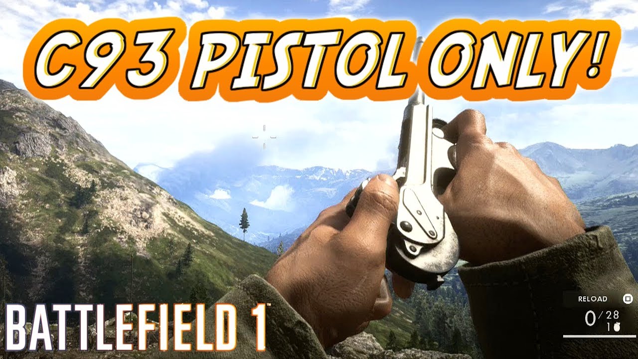 Battlefield 1: C93 PISTOL ONLY (BEAST HAND GUN) – BF1 Multiplayer ...
