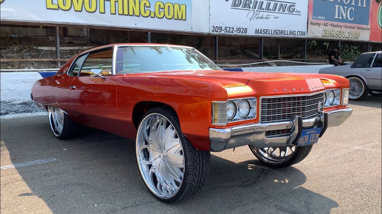 Impala/Chev on 30" Dub Wheels - Wett Fest Stockton, CA - YouTube