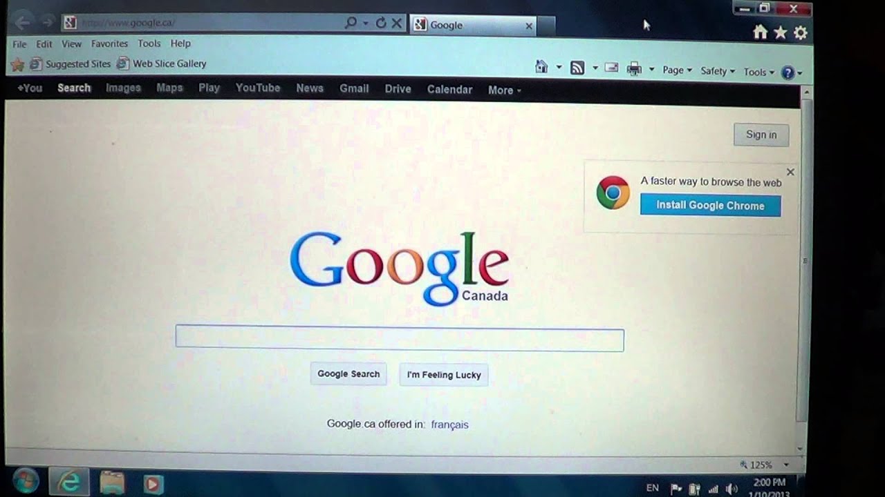 Windows 7 - Internet Explorer toolbars - YouTube
