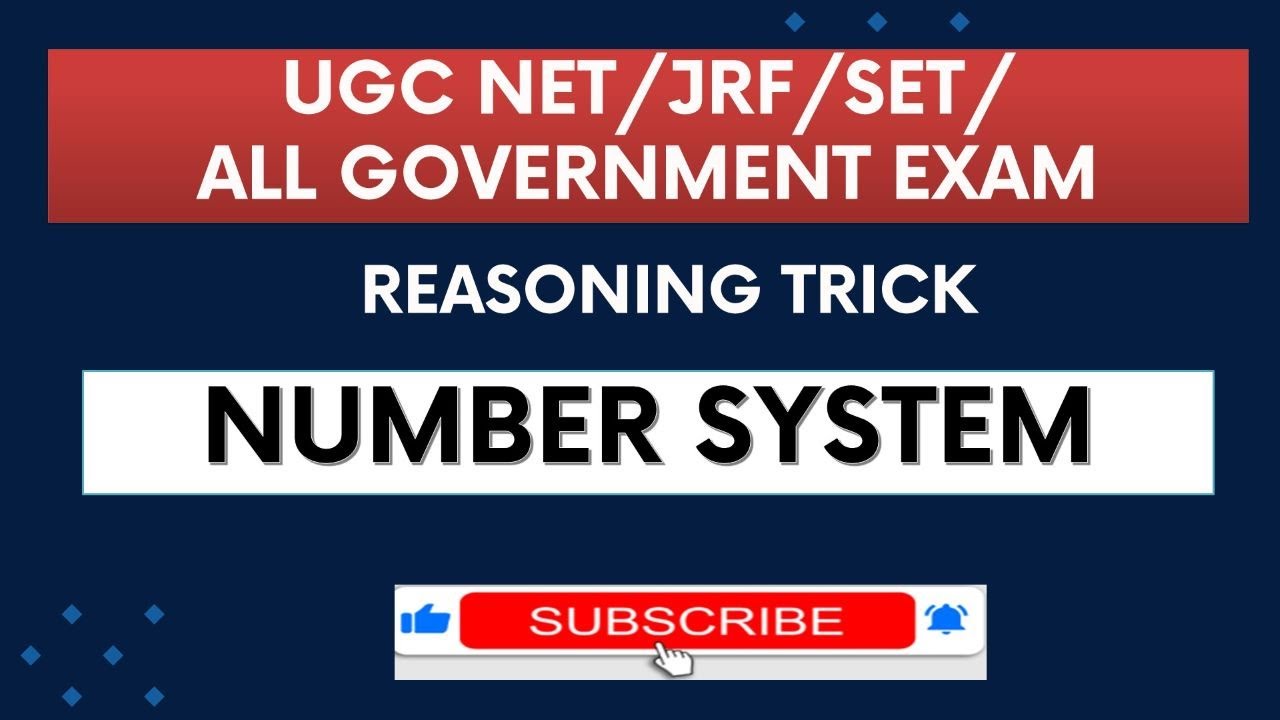 REASONING TRICKS FOR UGC NET JRF SET EXAM AND ALL GOVERNMENT EXAM ...