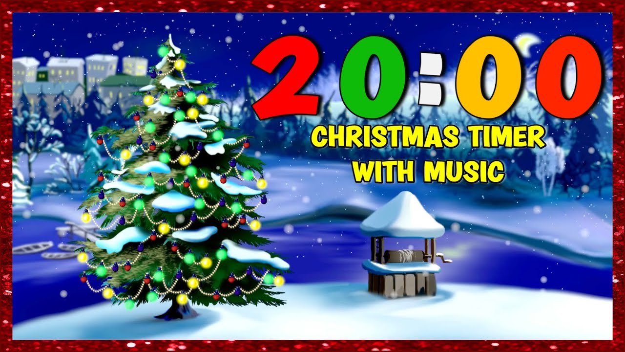 20 Minute Christmas Timer with Music | 20 Minute Classroom Timer | 20 ...