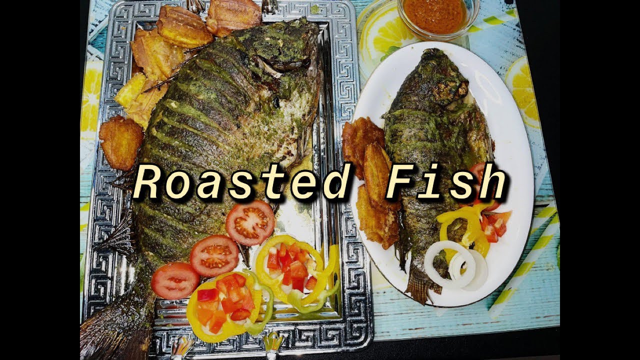 The juiciest Tilapia & Rabbit fish (poisson braisé) Cameroon oven ...