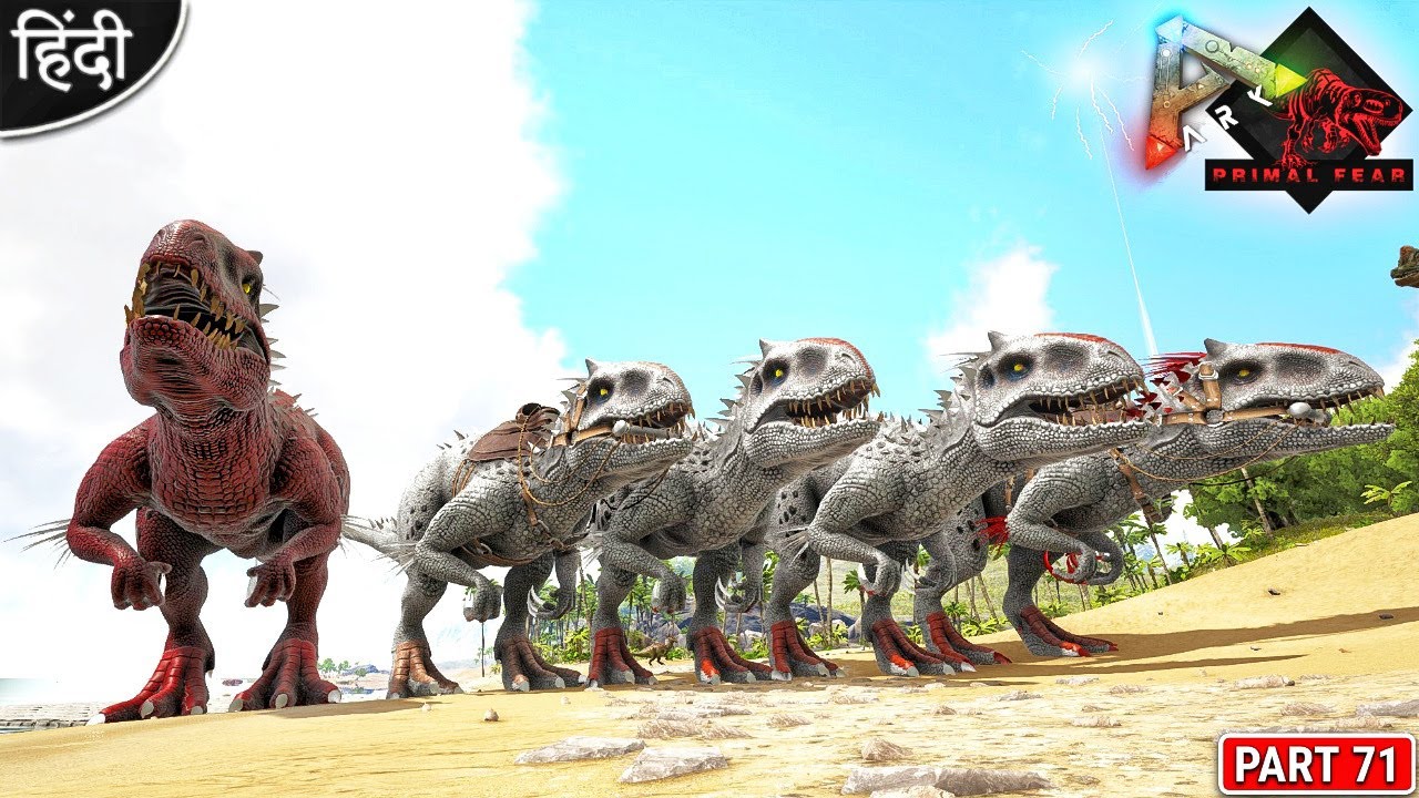 Mutated Indominus Rex Army WTF 😍😭🔥 : Primal Fear 100X : ARK: Survival ...