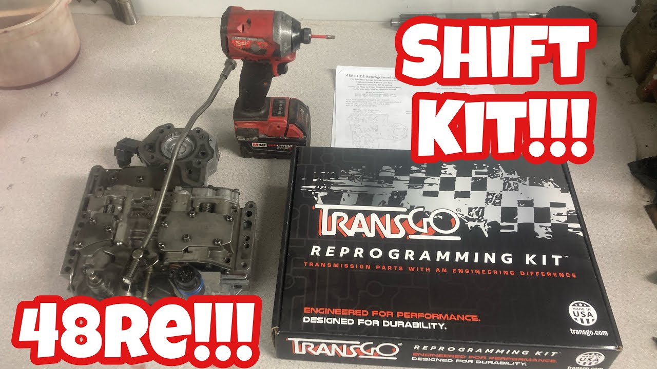 Shift Kit For Our Cummins!!! Dodge 48re Transmission - YouTube