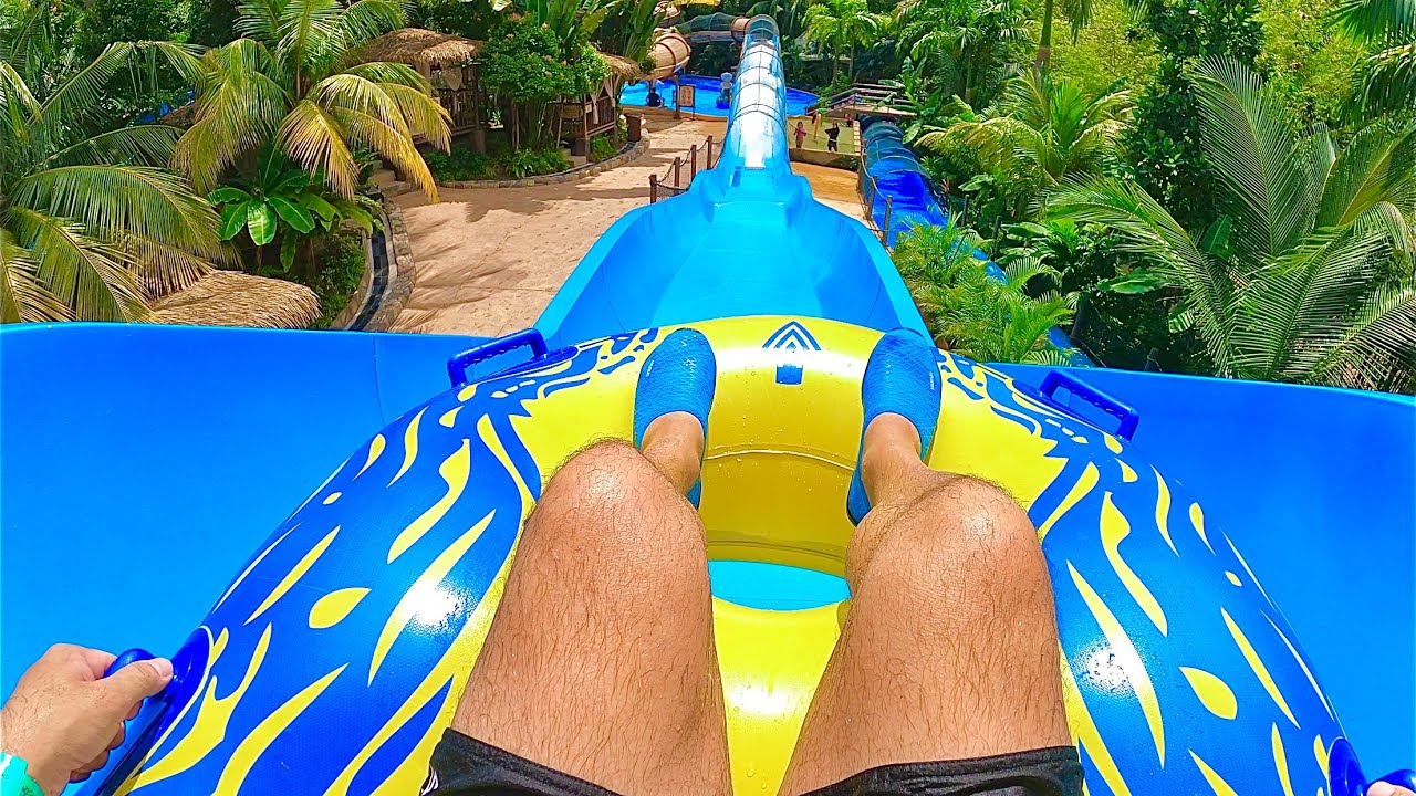 Wet World Water Park - Aqua Coaster Slide - YouTube
