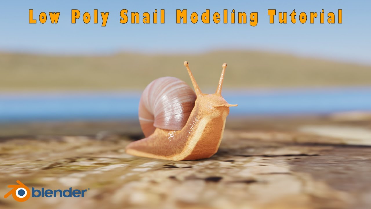 Low Poly Snail Modeling In Blender 2.93 - YouTube