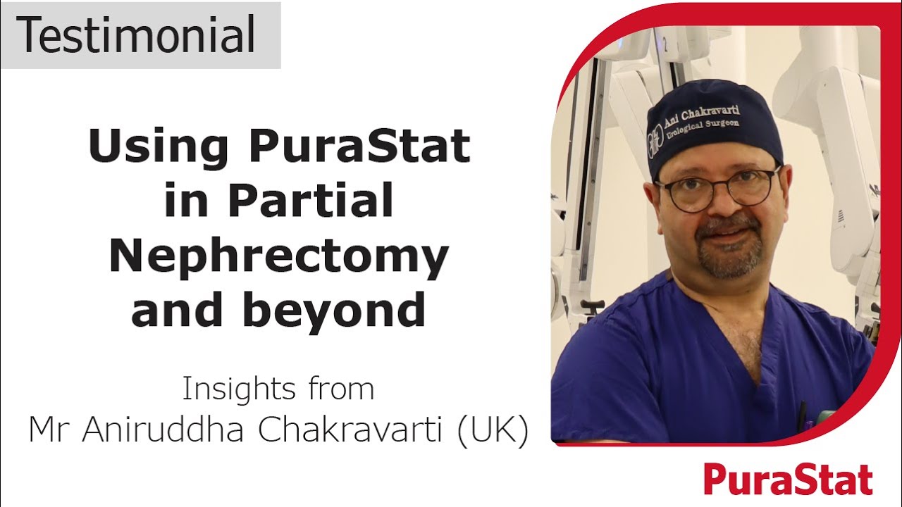 Using PuraStat in Partial Nephrectomy and beyond - YouTube