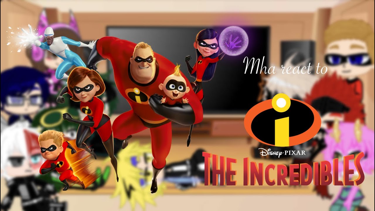 MHA (with Mr Incredible) react to Incredibles - YouTube