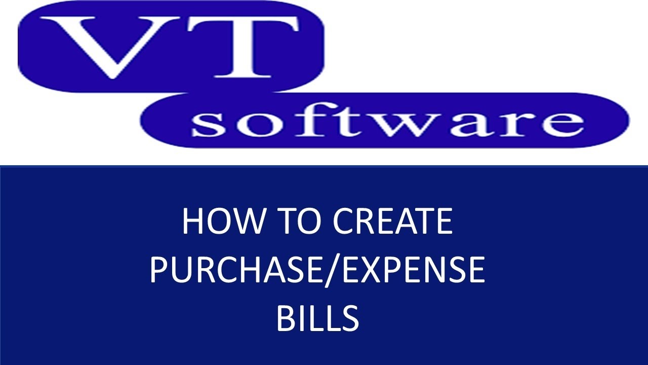 purchase bills in Vt transaction | vt software uk | vt software ...