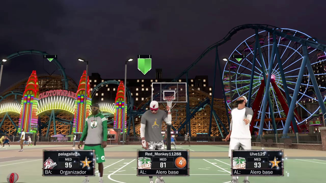 NBA 2K17 3vs3 Old Town - YouTube