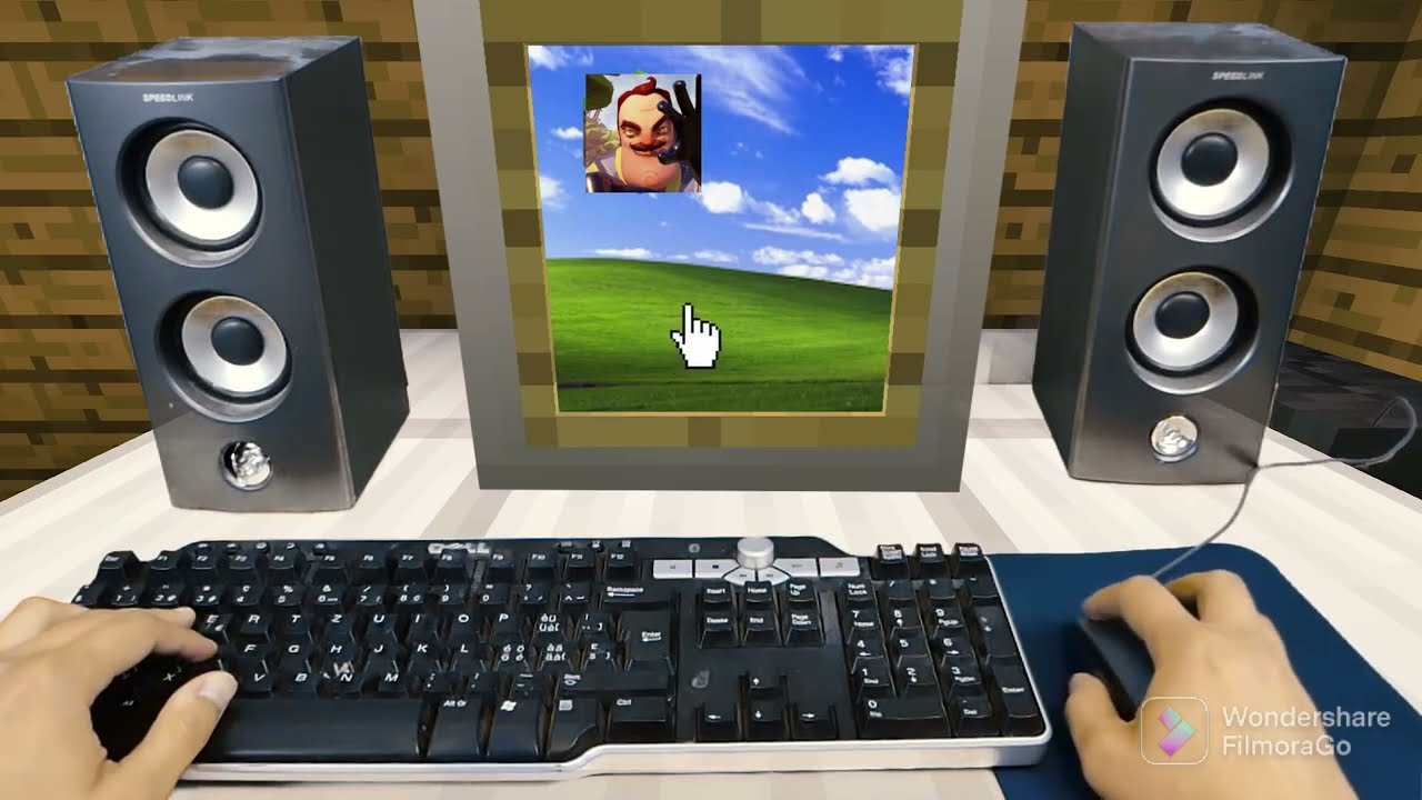 Realistic Minecraft Windows XP Hello Neighbor Beta 3 BSOD. - YouTube