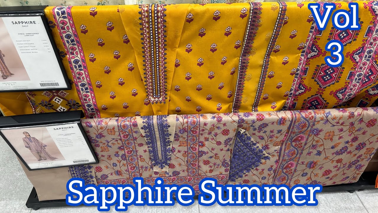 Sapphire Summer Vol 3 | Sapphire Summer Collection 2024 - YouTube