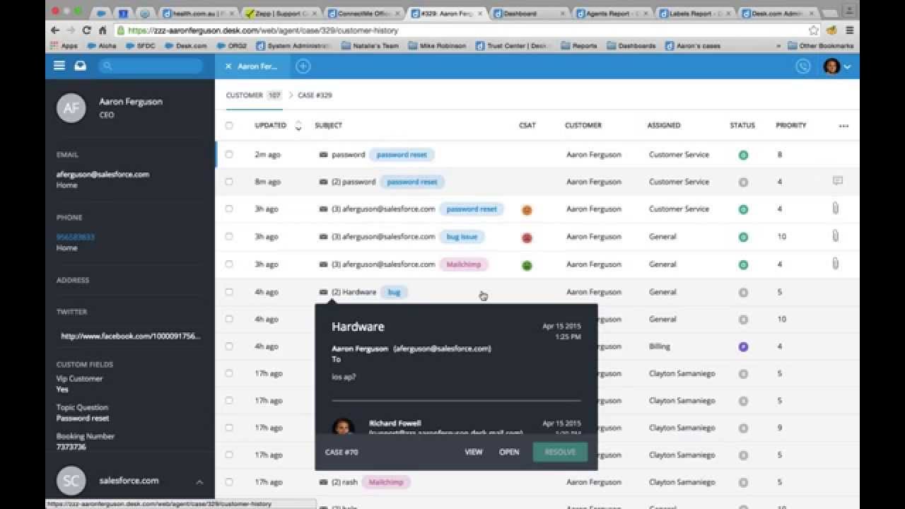 Live Desk com Overview Power up your customer support - YouTube