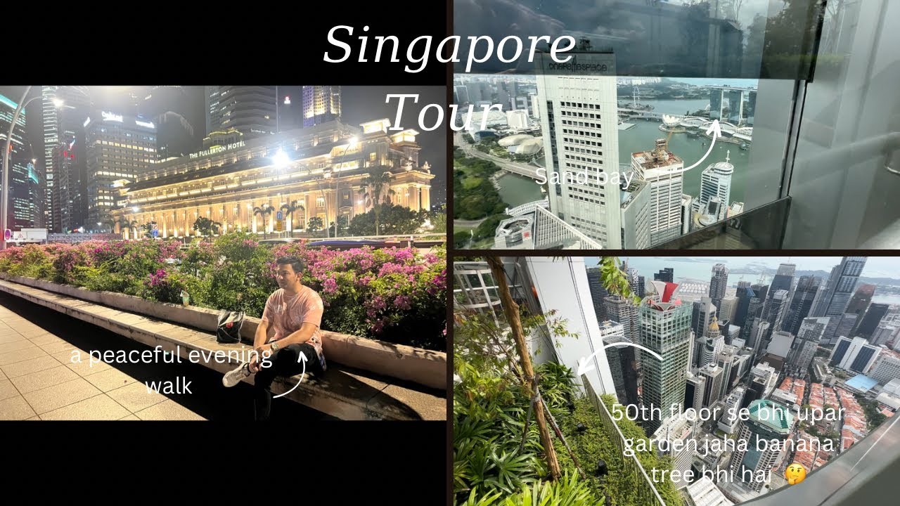 Singapore city Tour | skyscraper garden | amazing view - YouTube