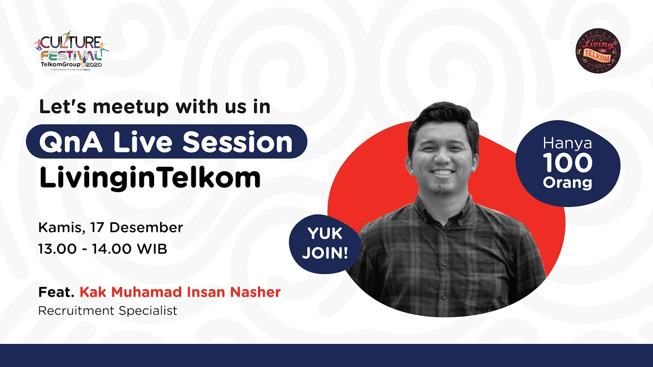 Live QnA Session LivinginTelkom - YouTube