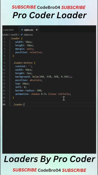 STOP 🛑 making noob loaders instead try like this in #css #shorts #css3 #htmlcss #webdev - YouTube