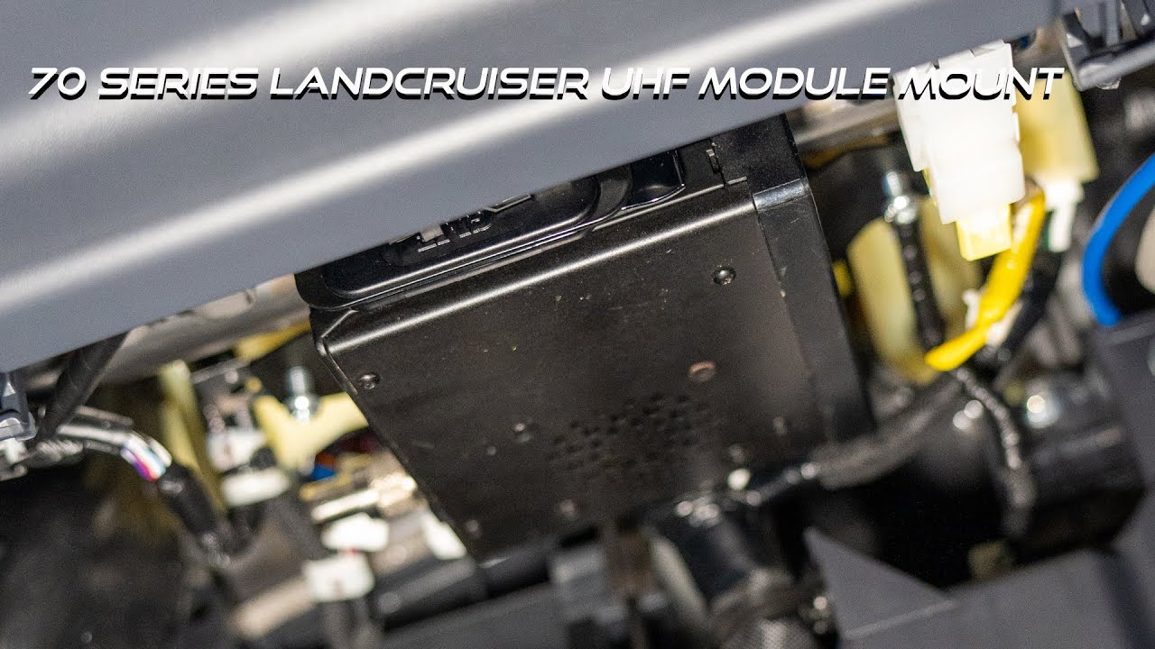 70 SERIES LANDCRUISER UHF MODULE MOUNT How to Install - YouTube