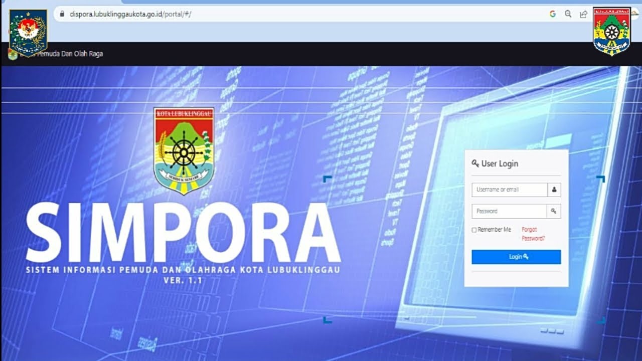 SIMPORA (SISTEM INFORMASI PEMUDA DAN OLAHRAGA) - YouTube