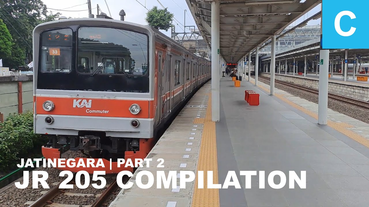JR 205 Compilation in Jatinegara Station | Part 2 - YouTube