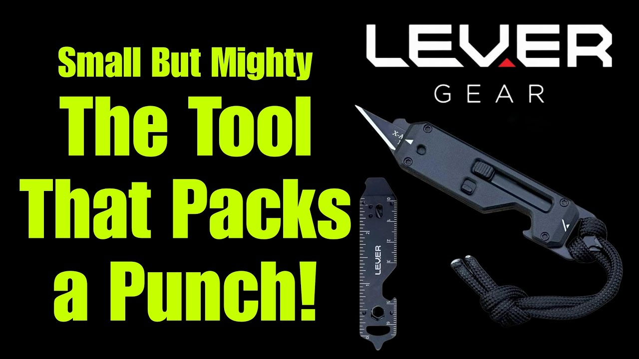 Lever Gear Edge XT Keychain Multitool Review: 10 Tools in One! - YouTube