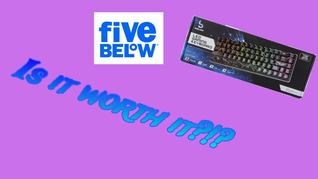 Reviewing Five Below 60% Keyboard - YouTube