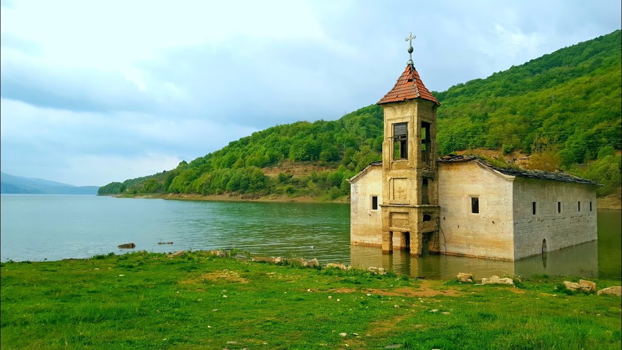 Mavrovsko ezero/ Mavrovo lake - Macedonia (4K DRONE VIDEO) - YouTube