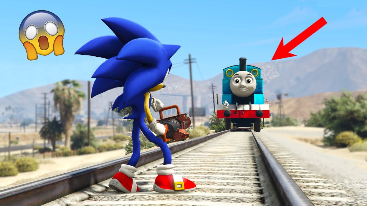 Sonic Vs Thomas Train!😨 - YouTube