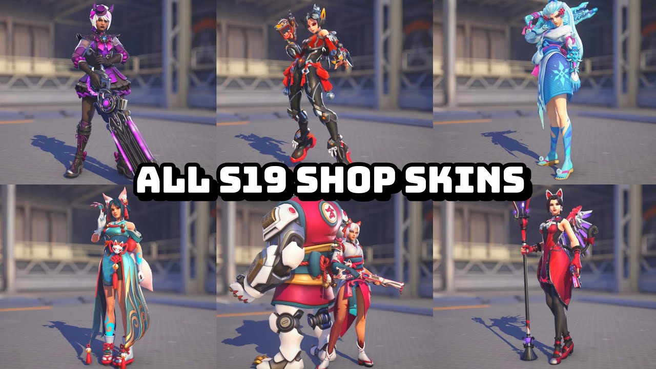 ALL Overwatch Season 19 Shop Skins | Overwatch 2 - YouTube
