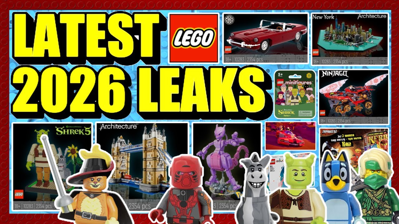 INSANE NEW LEGO LEAKS! Shrek, Architecture, Pokemon, Icons, Ninjago ...