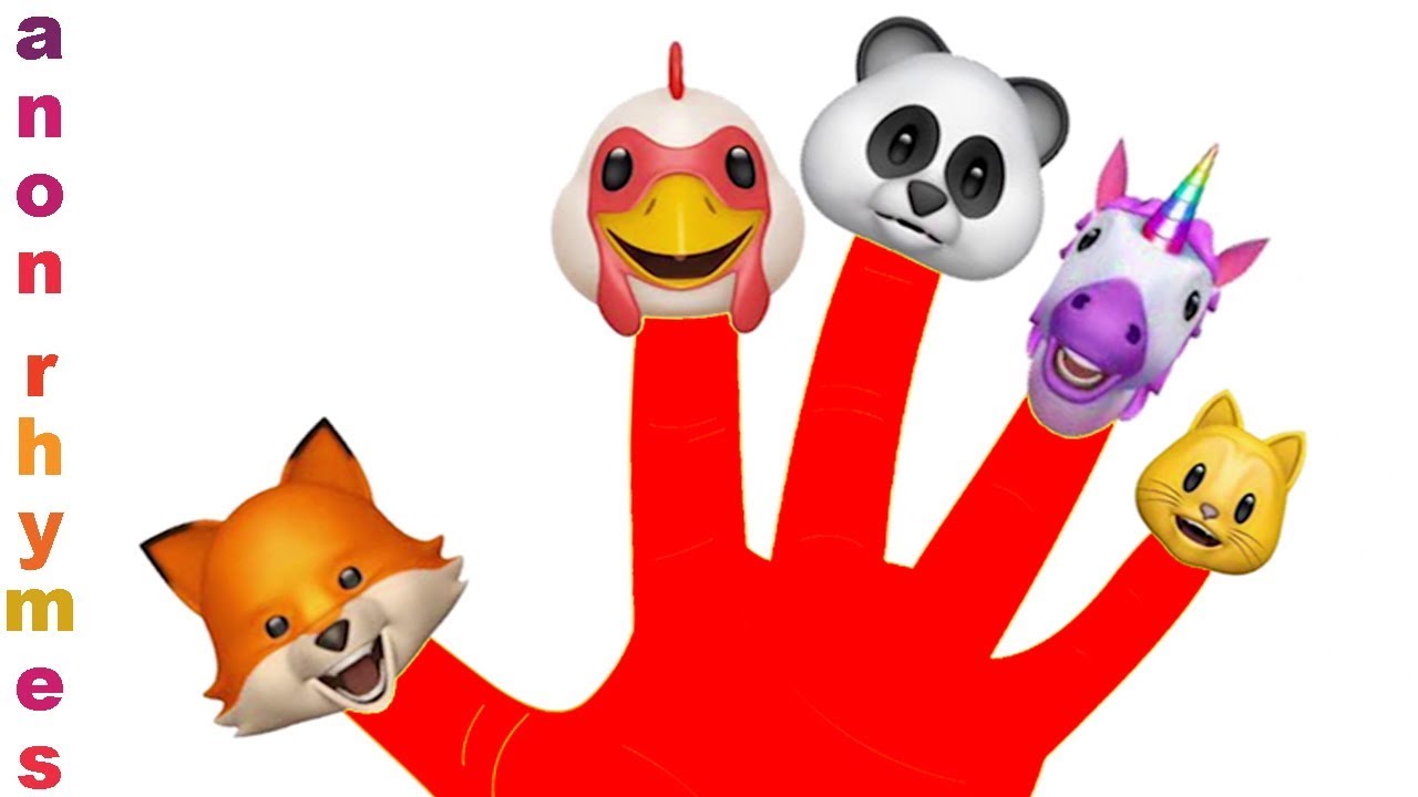 Nursery Rhymes And Kids Songs | Animoji Finger Family | Cartoon Songs ...